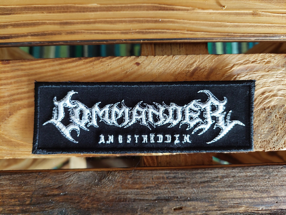 ***NEW*** COMMANDER - Logo PATCH 14 cm - WHITE | COMMANDER - Death ...