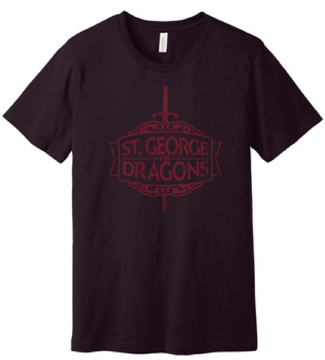 St. George & The Dragons - Red logo Vintage T-Shirt | St. George & The ...