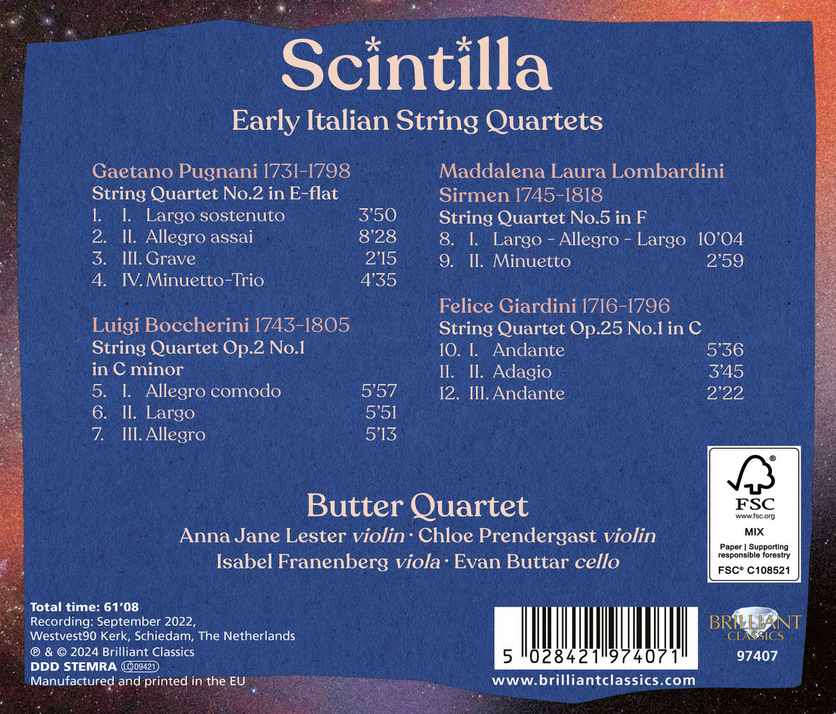 Scintilla | Butter Quartet
