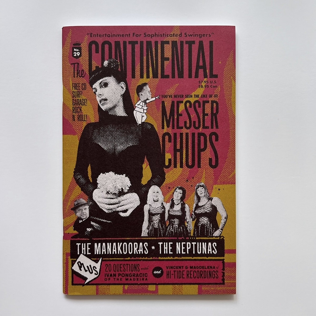 The Continental magazine with MESSER CHUPS 5-page COVER feature + CD ...