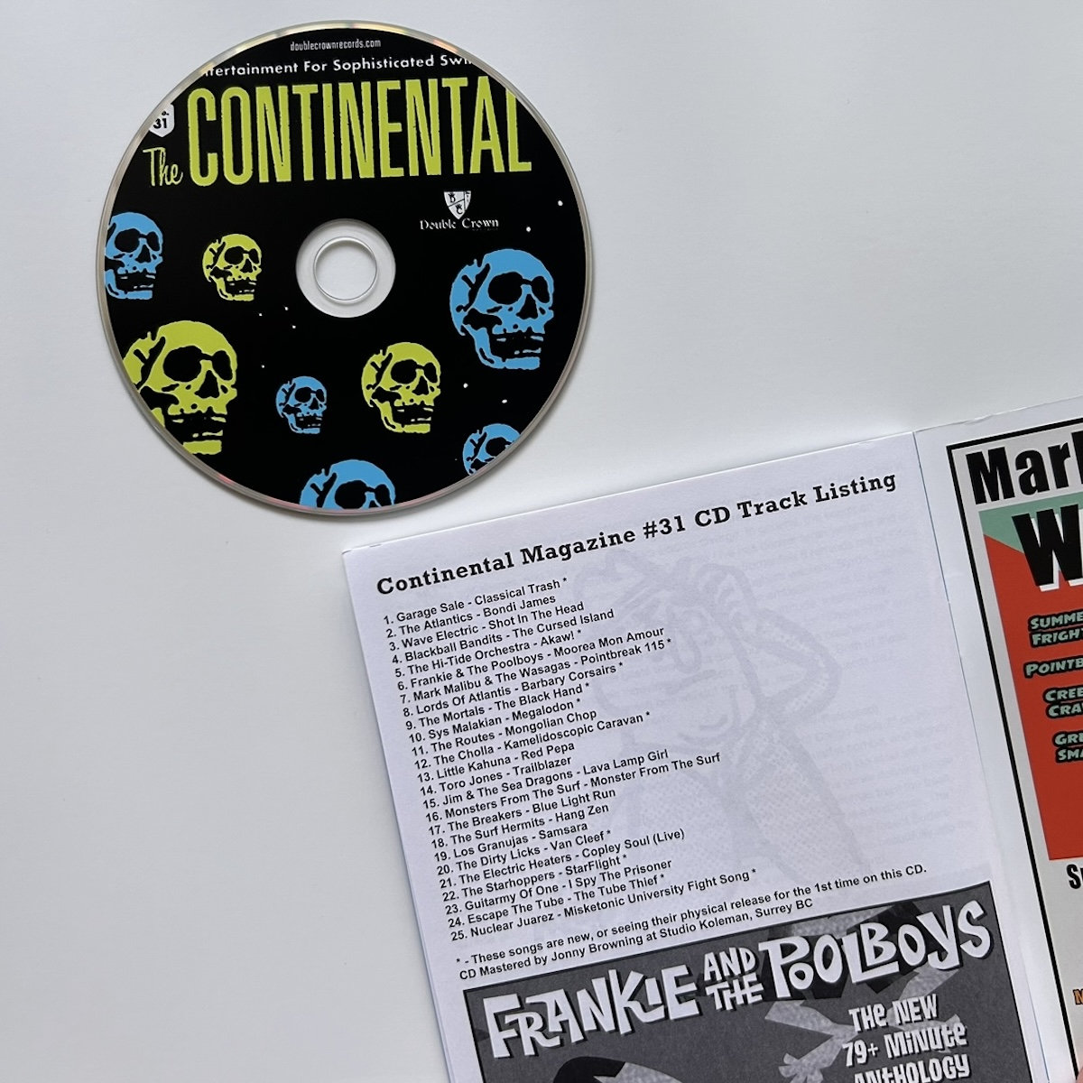 The Continental magazine with THE BOMBORAS interview + CD compilation ...