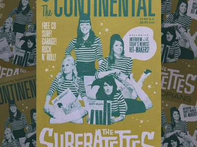 The Continental magazine with THE SURFRAJETTES cover story + CD ...