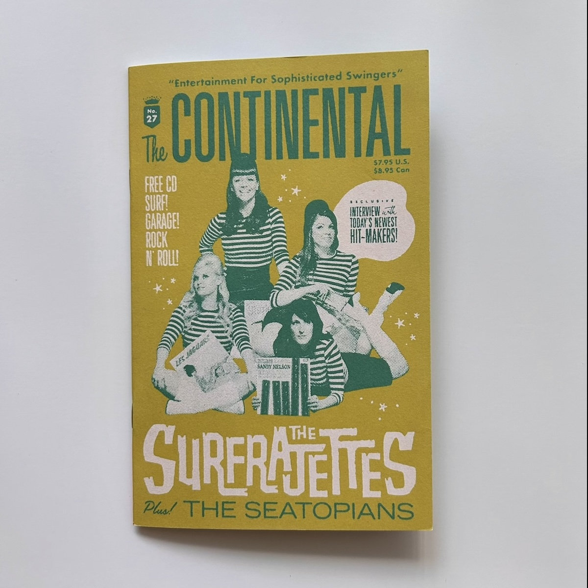 The Continental magazine with THE SURFRAJETTES cover story + CD ...