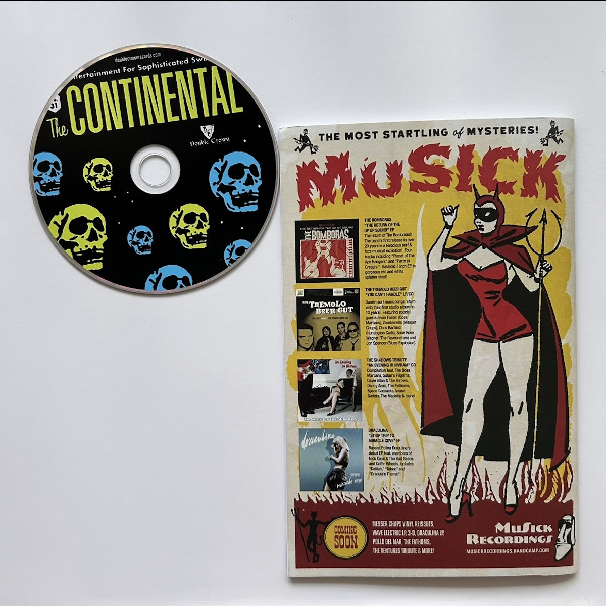 The Continental magazine with THE BOMBORAS interview + CD compilation ...