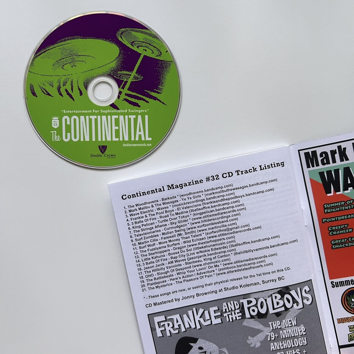 The Continental magazine with MARTIN CILIA & Jimmy Dale + CD ...