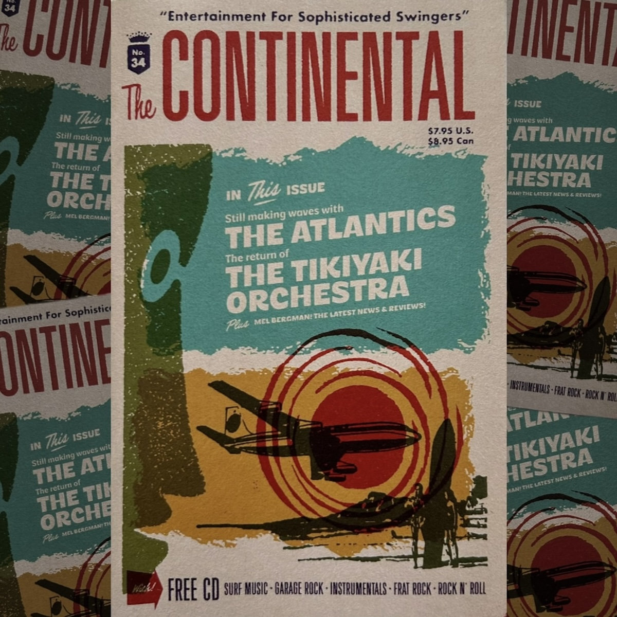The Continental magazine with THE ATLANTICS & THE TIKIYAKI ORCHESTRA ...