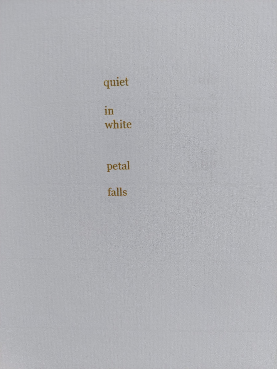 'Small Things' - a booklet of 17 small poems | Charlie Ulyatt