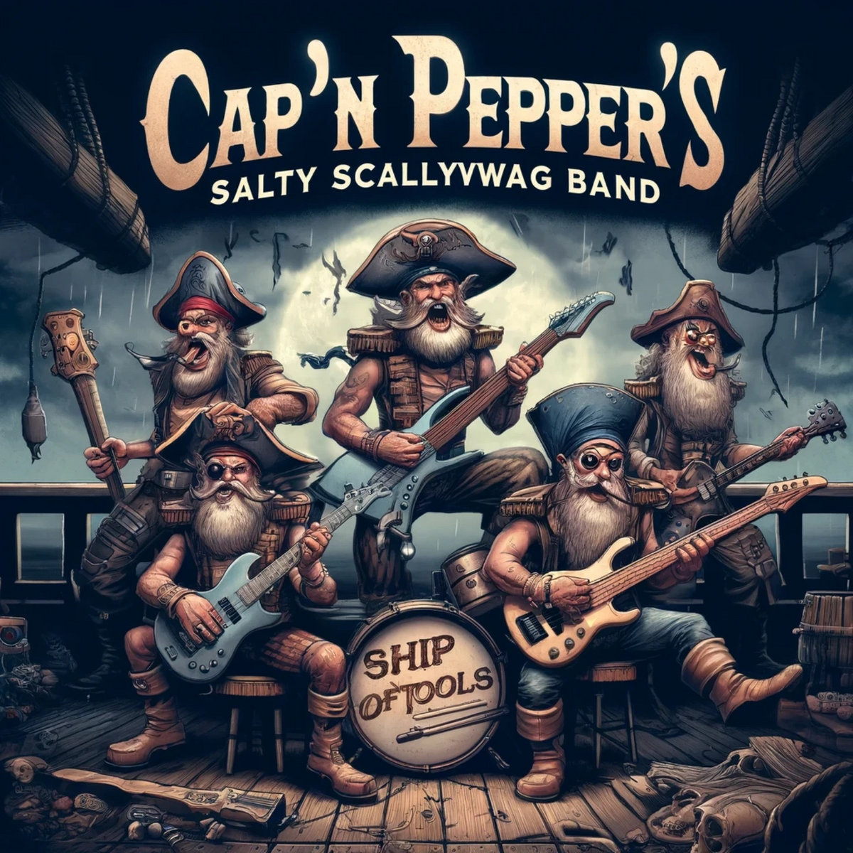 Anime Piracy | Cap’n Pepper’s Salty Scallywag Band