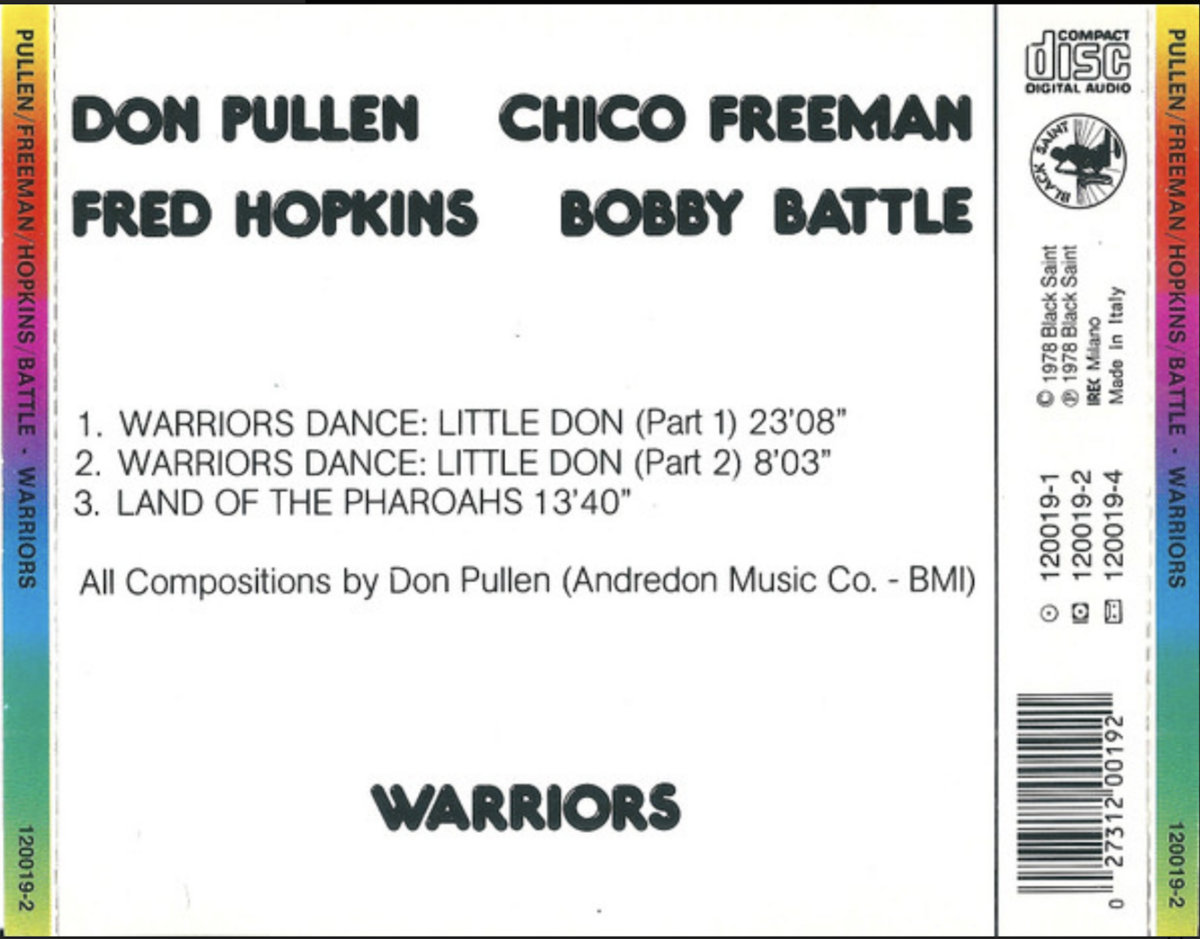 Warriors | Don Pullen, Chico Freeman, Fred Hopkins and Bobby Battle ...