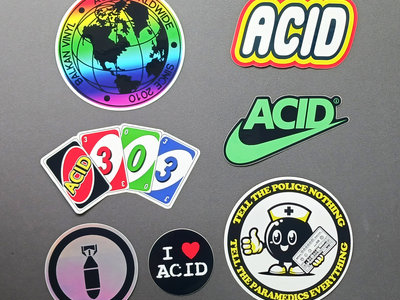 Sticker Pack | I Love Acid / Balkan