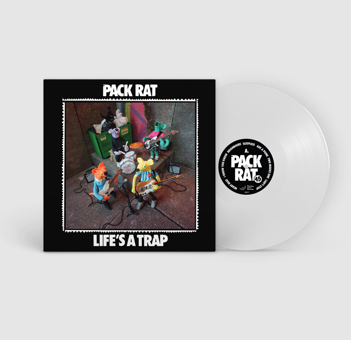 Life's A Trap LP | Pack Rat | Drunken Sailor Records