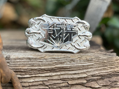 Castle Rat Belt Buckle in Mirror Silver | Castle Rat