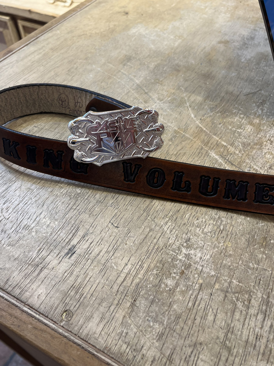 Castle Rat Belt Buckle in Mirror Silver | Castle Rat