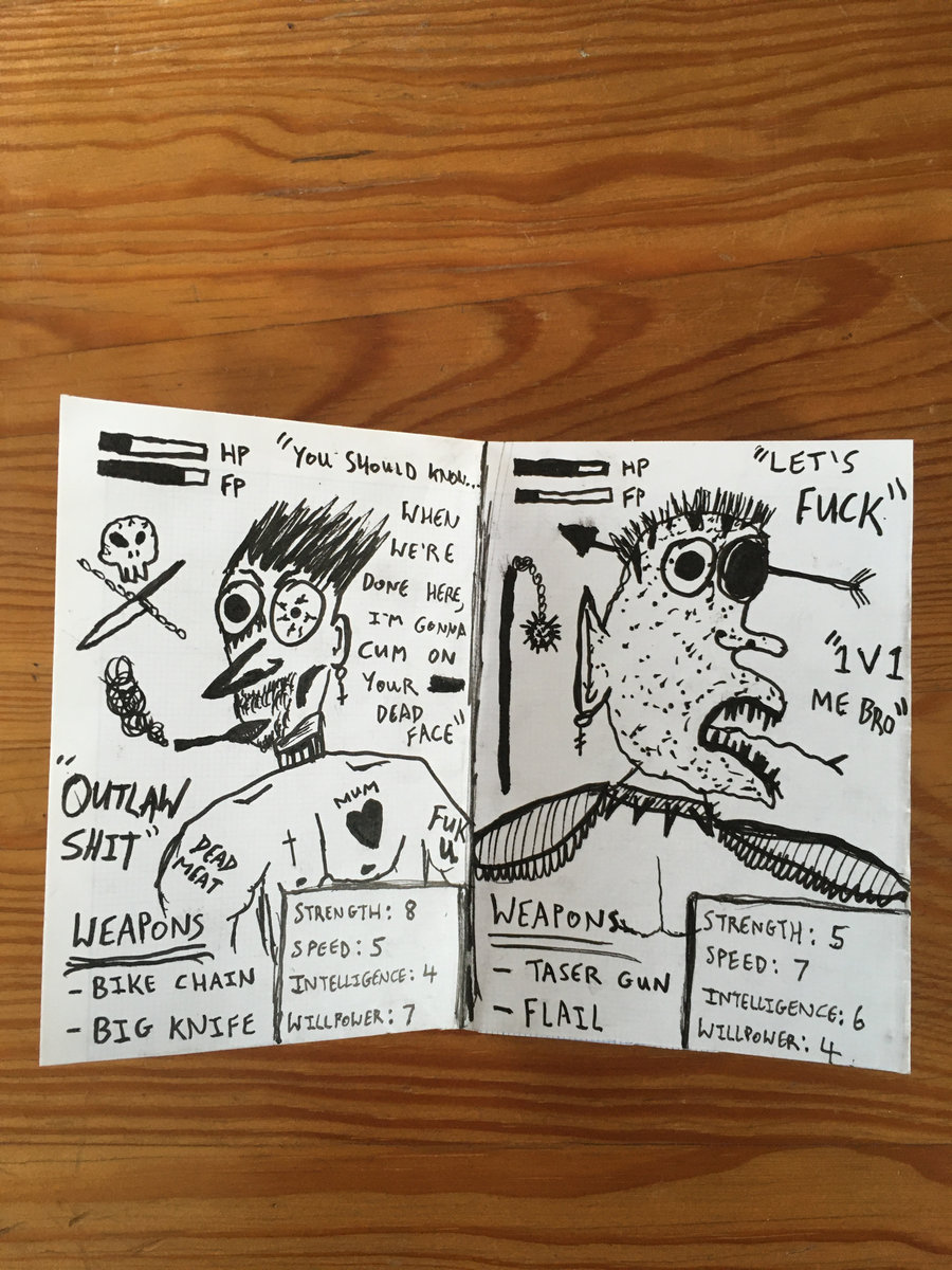 'DEATH PIT CHALLENGERS' zine | Rex Van Der Linde