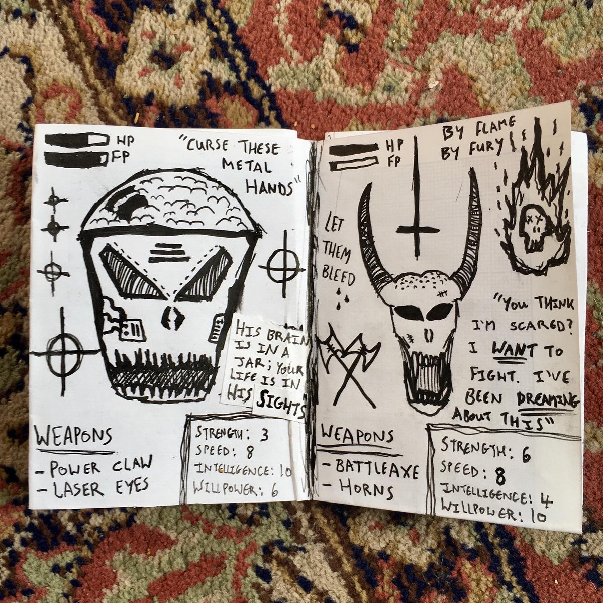 'DEATH PIT CHALLENGERS' zine | Rex Van Der Linde