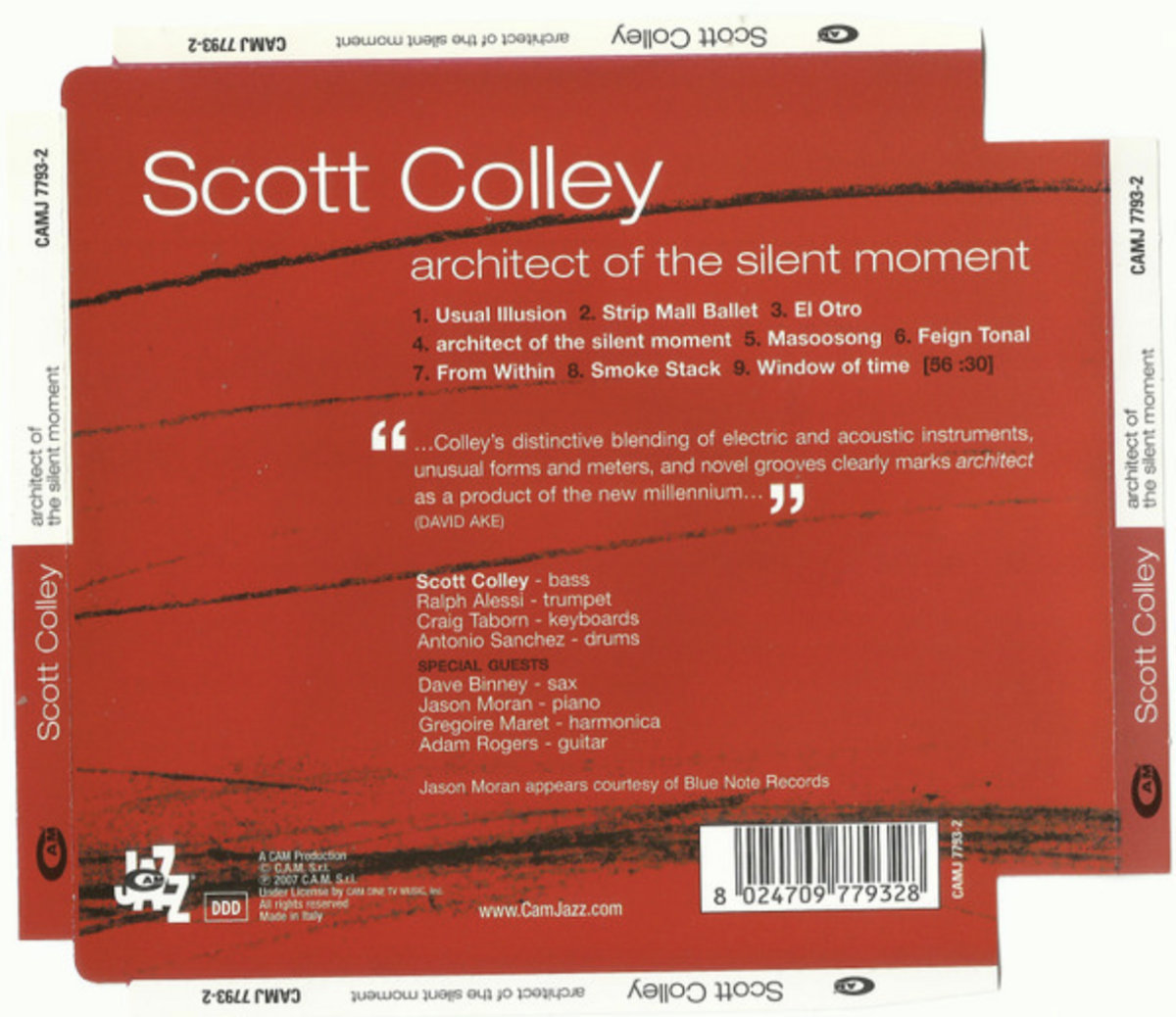 Architect Of The Silent Moment | Scott Colley | Cam Jazz