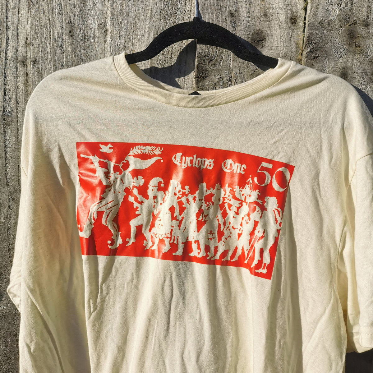 Piper Shirt Off White/Red Print | Cyclops One