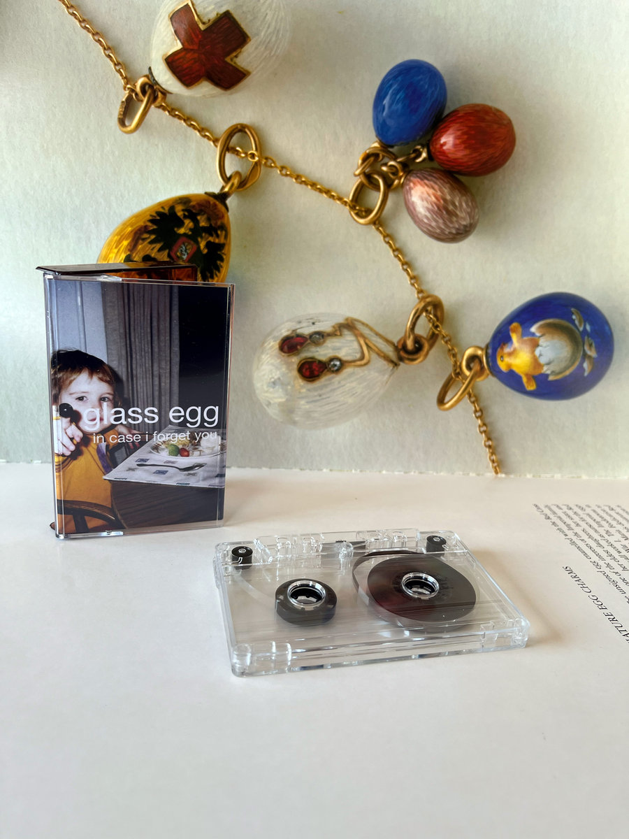 in case i forget you | glass egg
