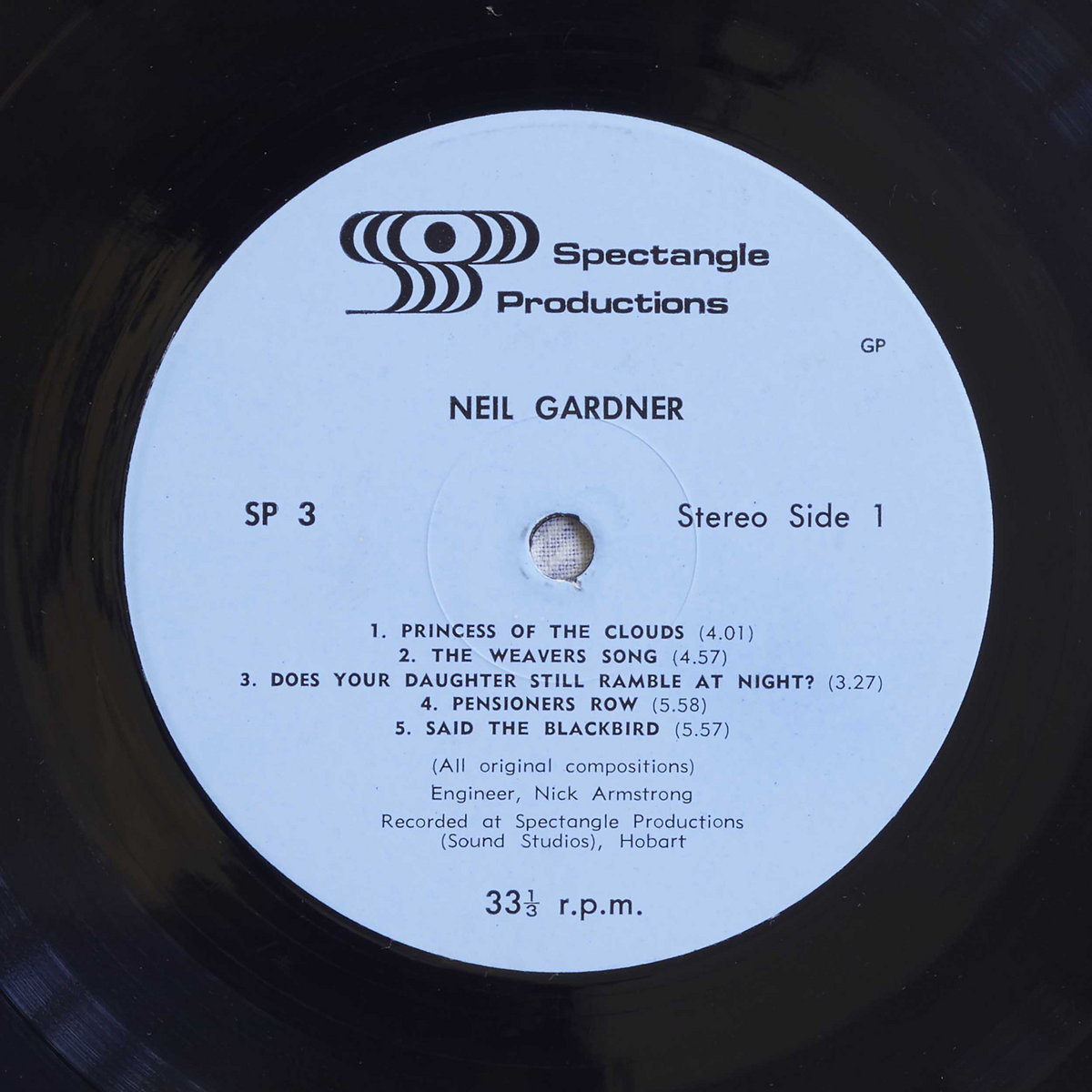 Said The Blackbird | Neil Gardner | Half A Cow Records