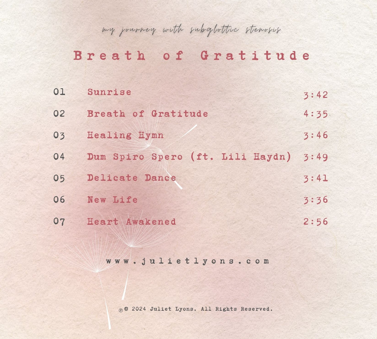 Breath of Gratitude (Digital Download) | Juliet Lyons