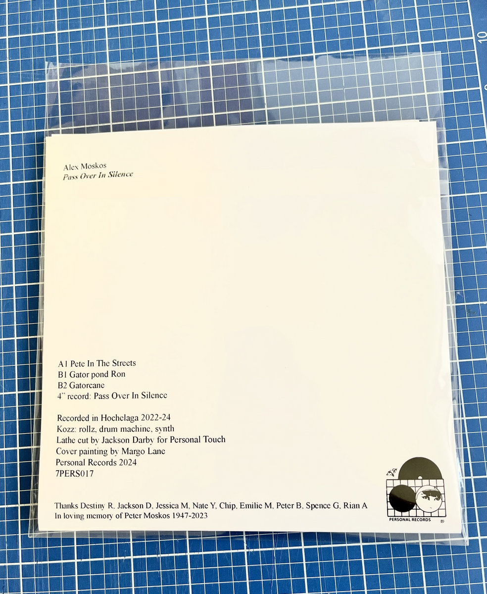 Pass Over in Silence 7" / 4" | Alex Moskos | Personal Records