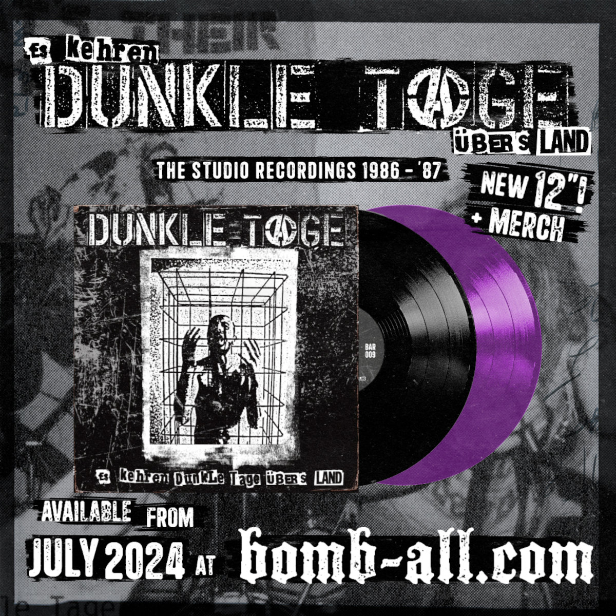 BAR 009: Dunkle Tage - Es Kehren Dunkle Tage Übers Land | Bomb-All Records