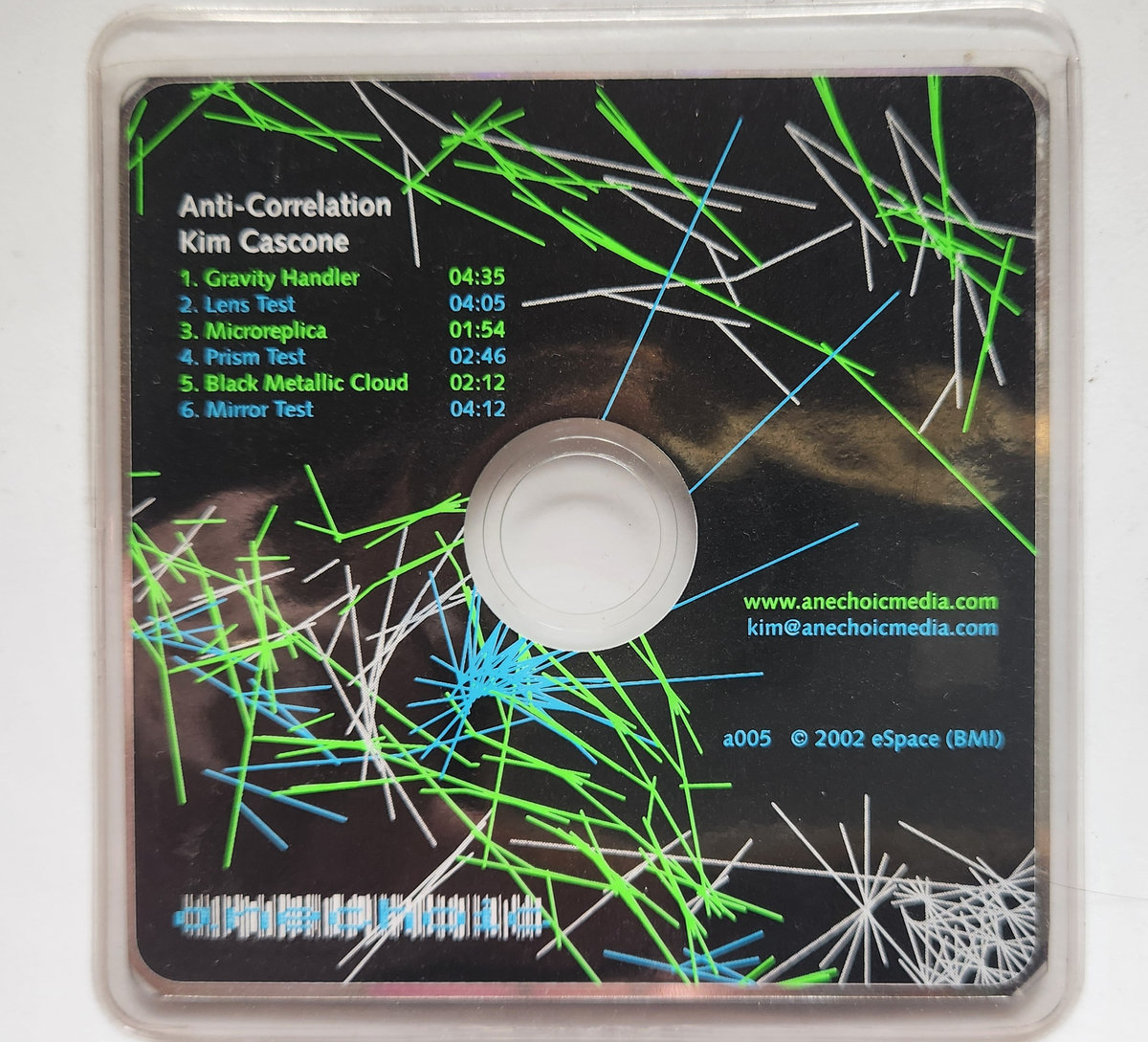 Anti-Correlation | Kim Cascone | Silent Records