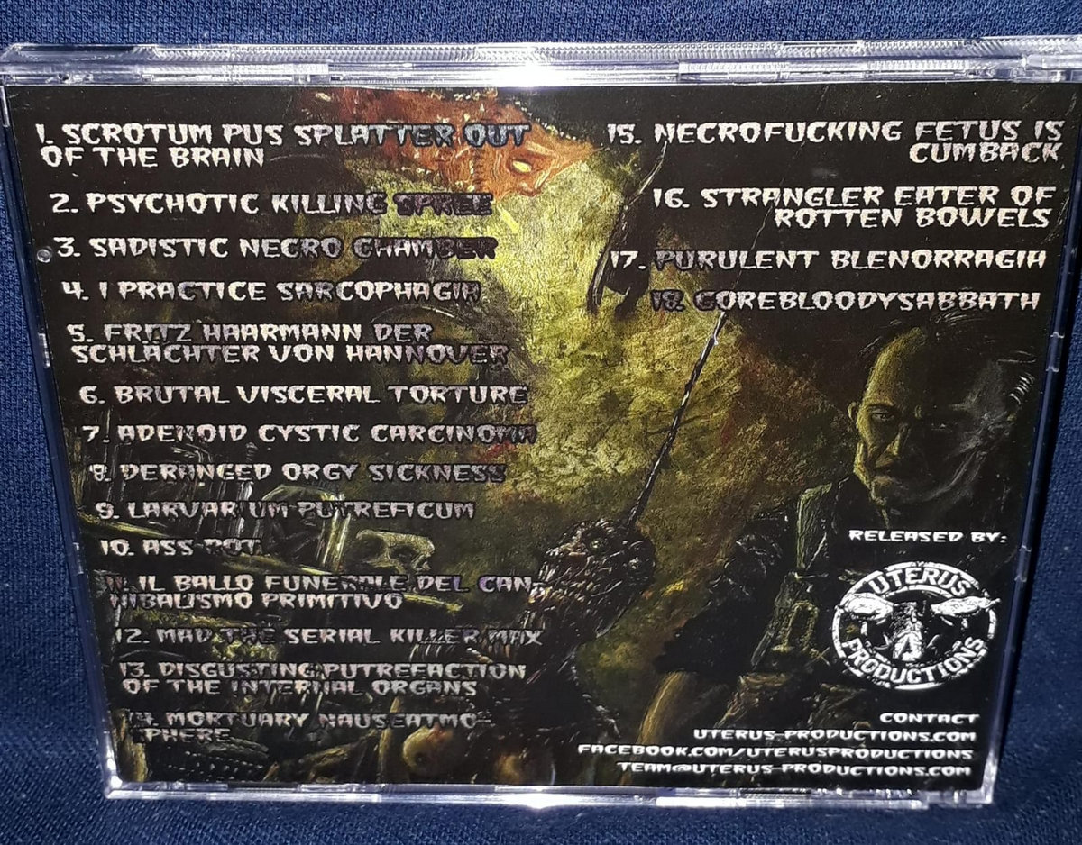 DEAD FETUS COLLECTION: Sadistic Necro Chamber – CD | Rotten Foetus Records