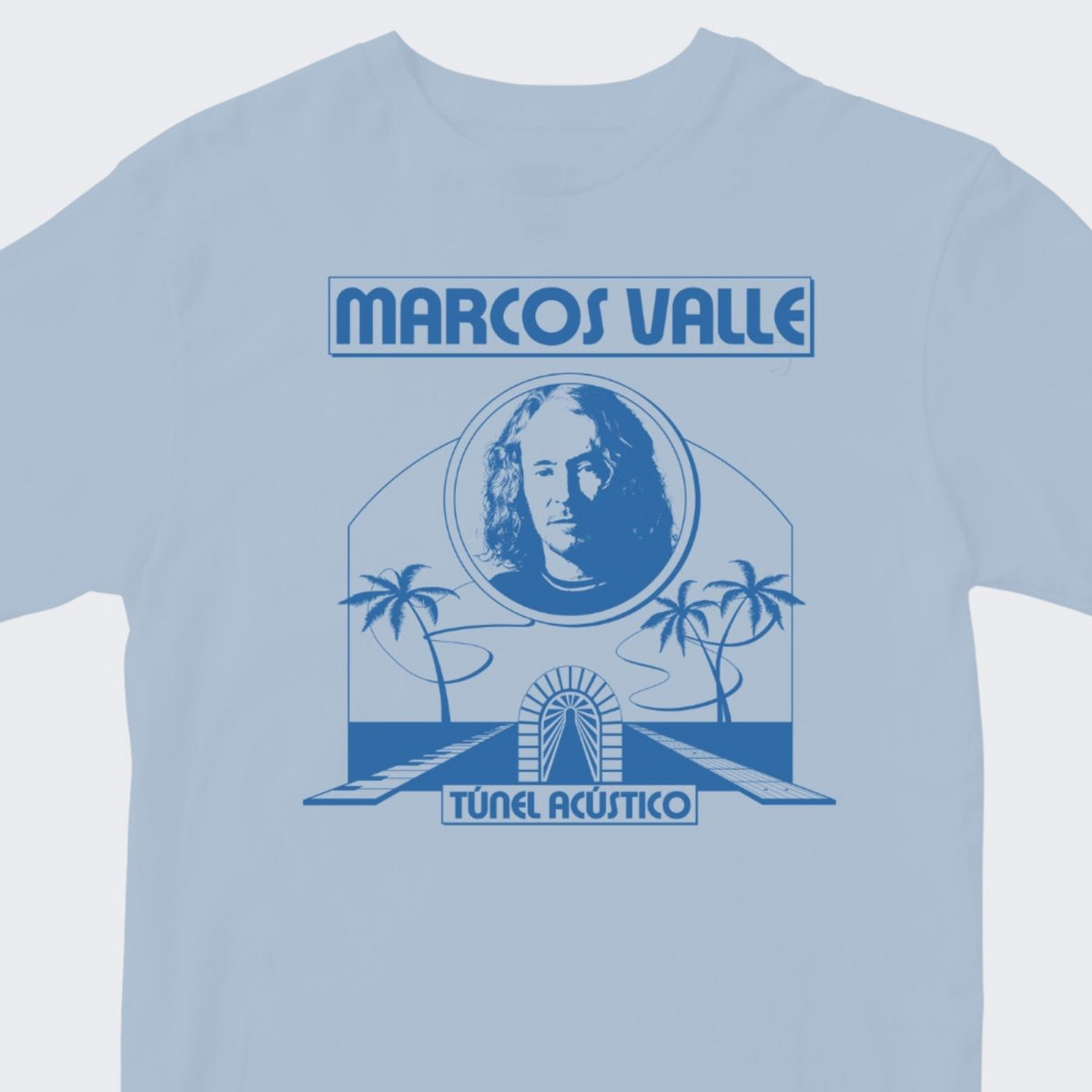 Marcos Valle Túnel Acústico T-shirt (Light Blue) | Marcos Valle
