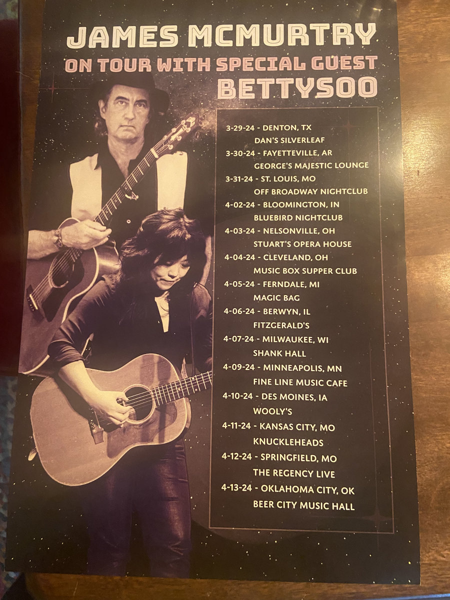 James and BettySoo Poster | James McMurtry