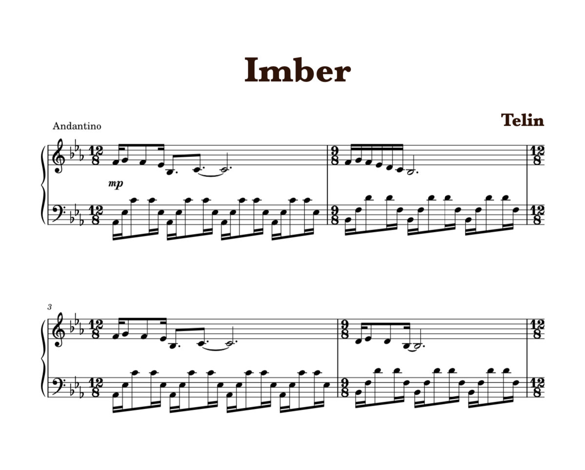 Imber Sheet Music | Telin