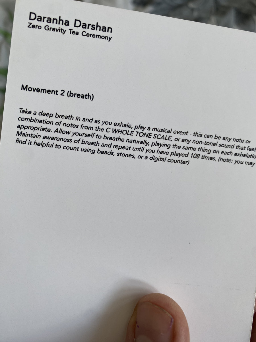 Daranha Darshan | Zero Gravity Tea Ceremony | Liquid Library