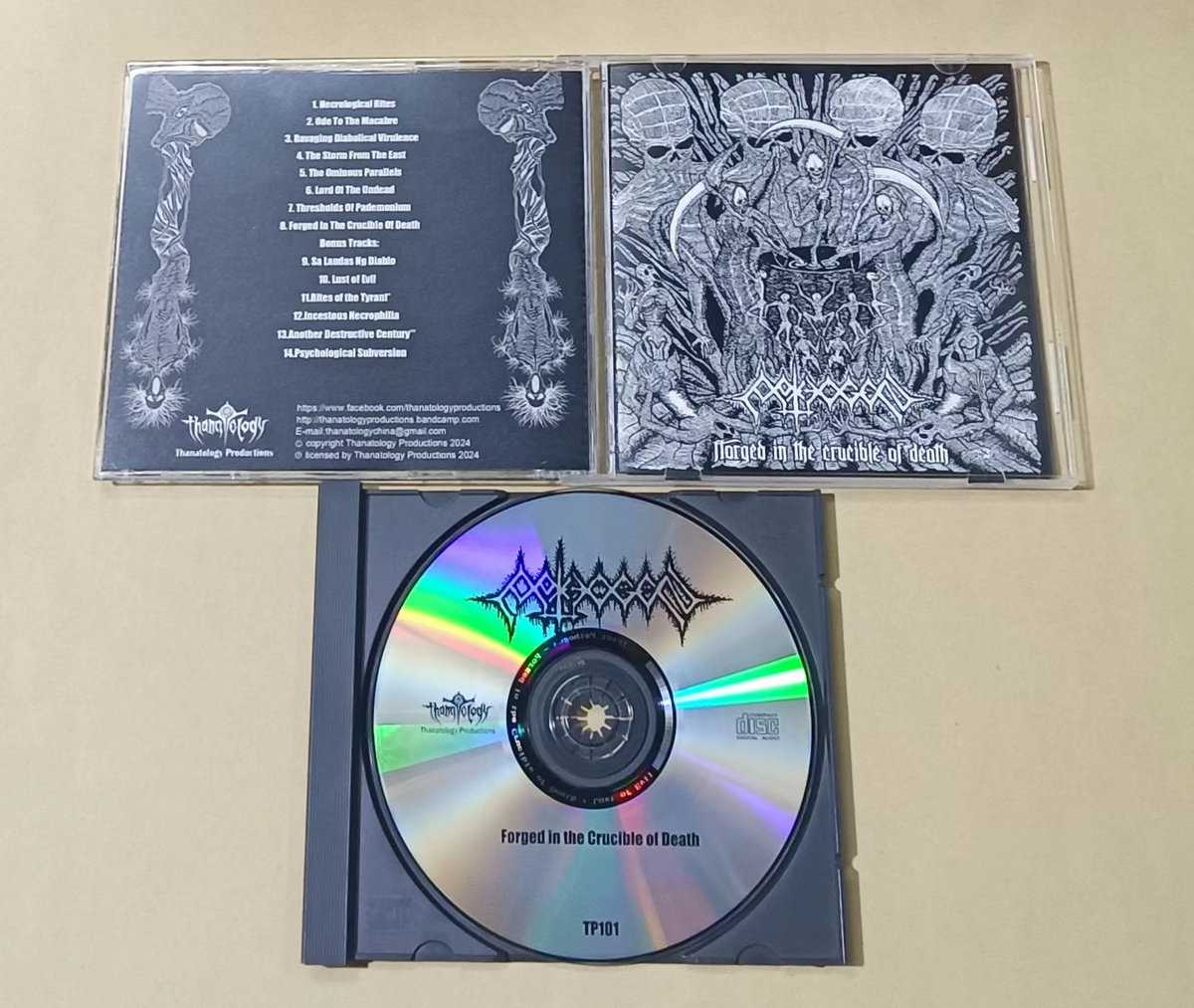 Forged in the Crucible of Death + Lust of Evil | Pathogen | Thanatology ...