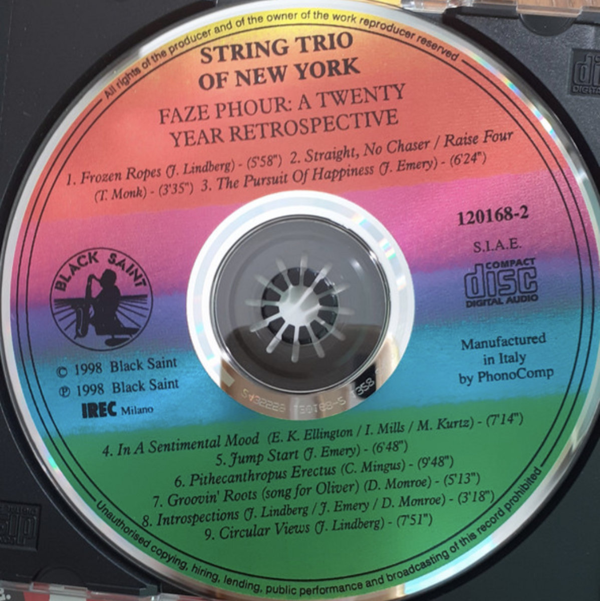 Faze Phour: A Twenty Year Retrospective | String Trio Of New York ...