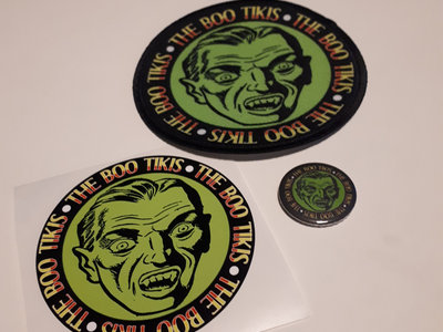 The Boo Tikis Vampire Man Patch/Sticker/Badge Set 1 | The Boo Tikis
