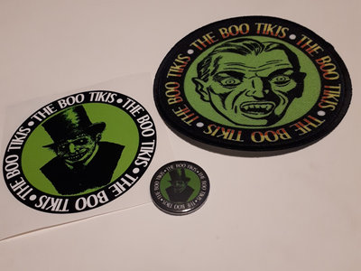 The Boo Tikis Vampire Patch/Boo Tiki Man Sticker & Badge Set 2 | The ...