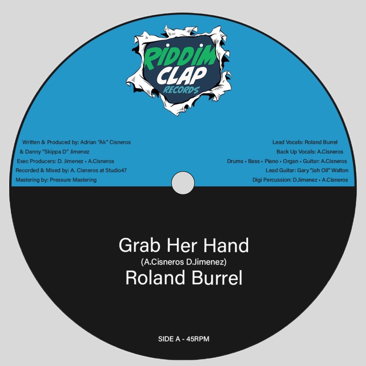 Roland Burrell - Grab Her Hand 10" | Riddim Clap Records