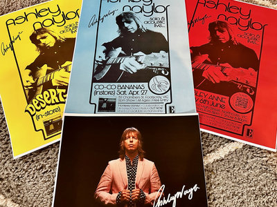 Ashley Naylor 2024 Signed Solo Gig Poster Set | Ashley Naylor