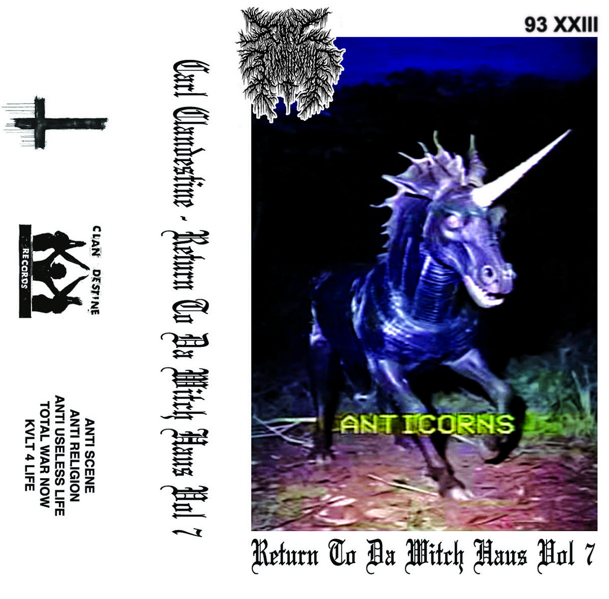 CARL CLANDESTINE - RETURN TO DA WITCH HAUS 7 CS | Clan Destine Records