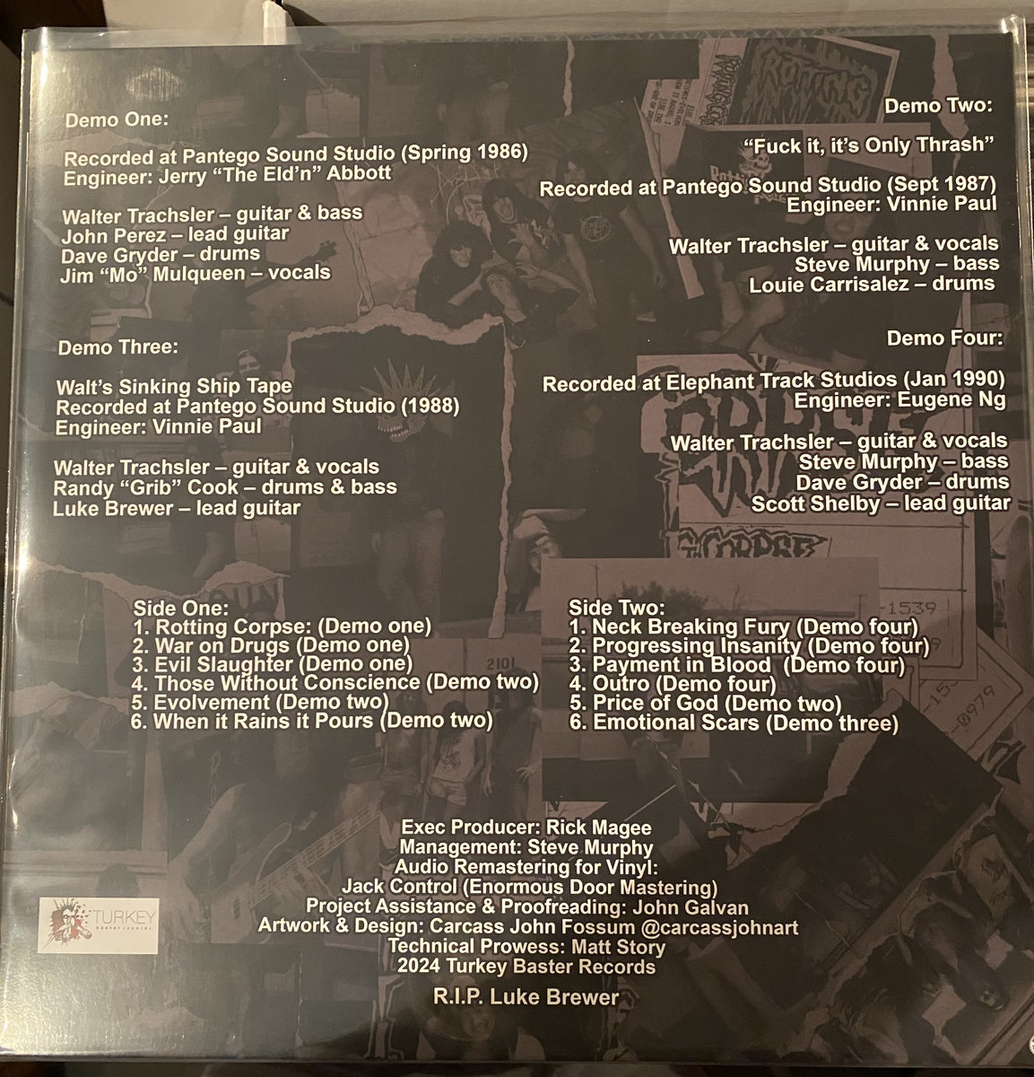 Rotting Corpse “thrash in pain or die insane” LP | RFL RECORDS