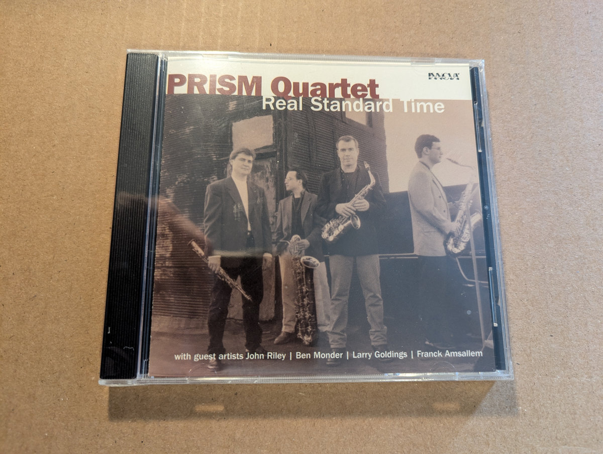 Real Standard Time | PRISM Quartet, John Riley, Larry Goldings, Ben ...
