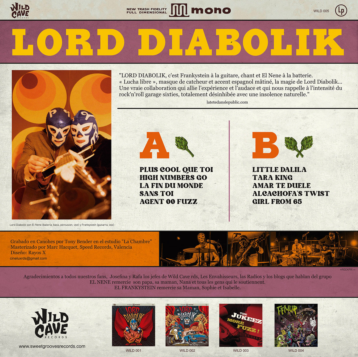 Lord Diabolik "Plus Cool Que Toi" | LORD DIABOLIK | SWEET GROOVES RECORDS