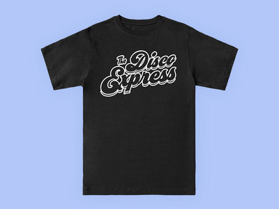 The Disco Express Classic Label Tee - White On Black | The Disco Express