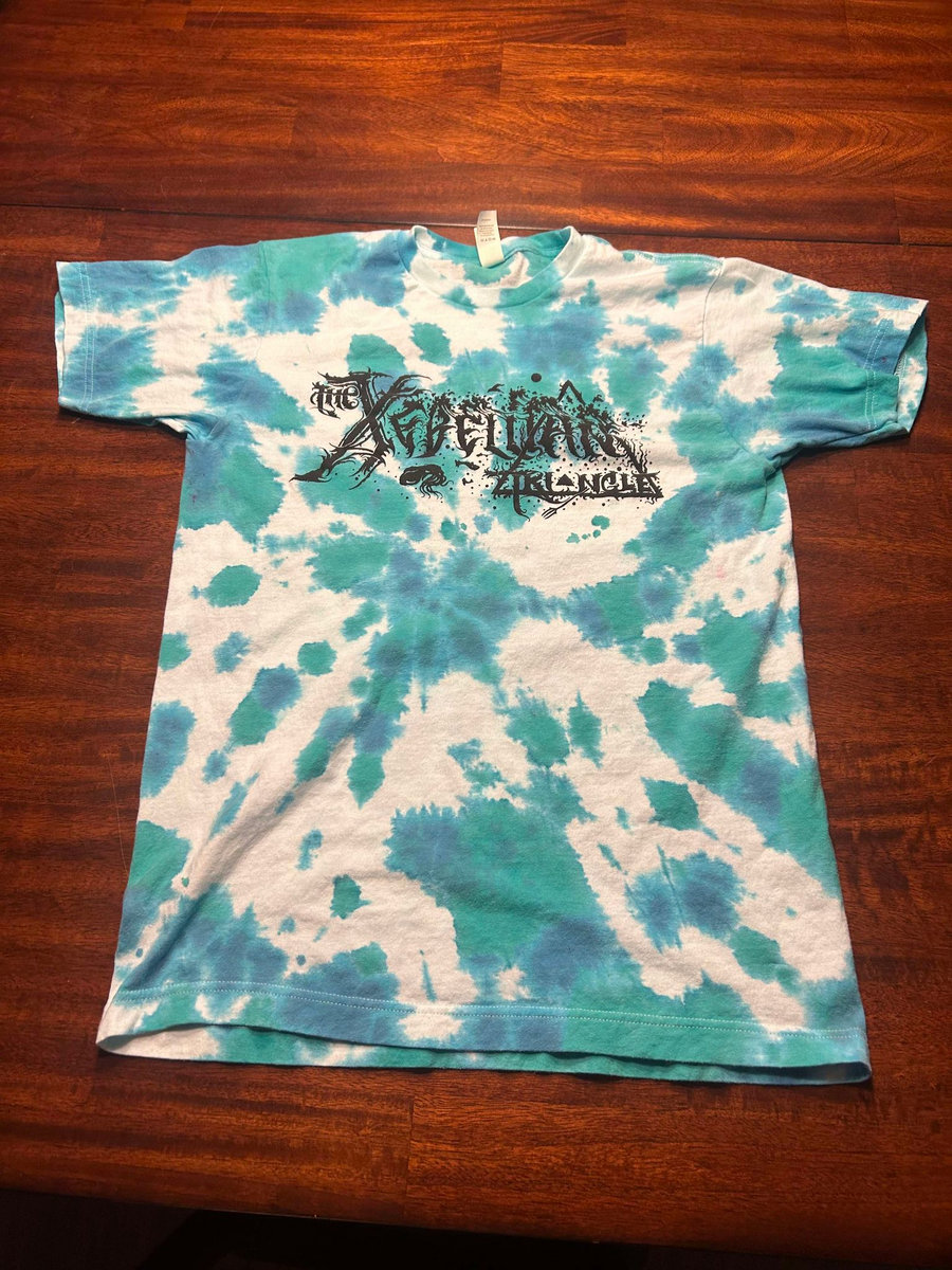 Basic Logo Blue/Green Tie Dye T-Shirt | The Xebellian Triangle