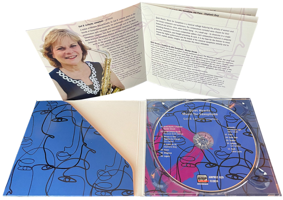 Quiet Hearts: Music for Saxophone | Gail B. Levinsky