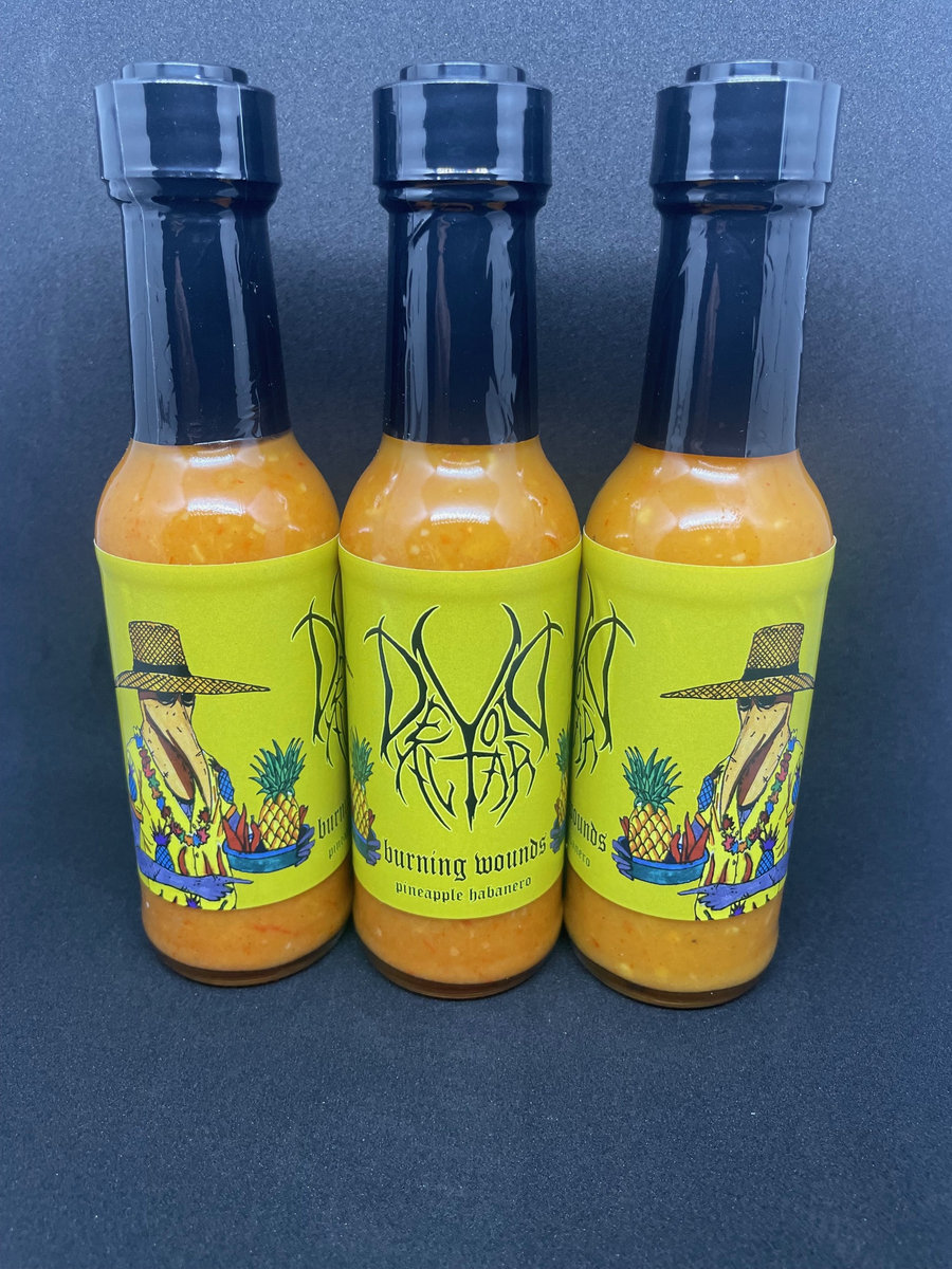 Burning Wounds Hot Sauce | Devoid Altar