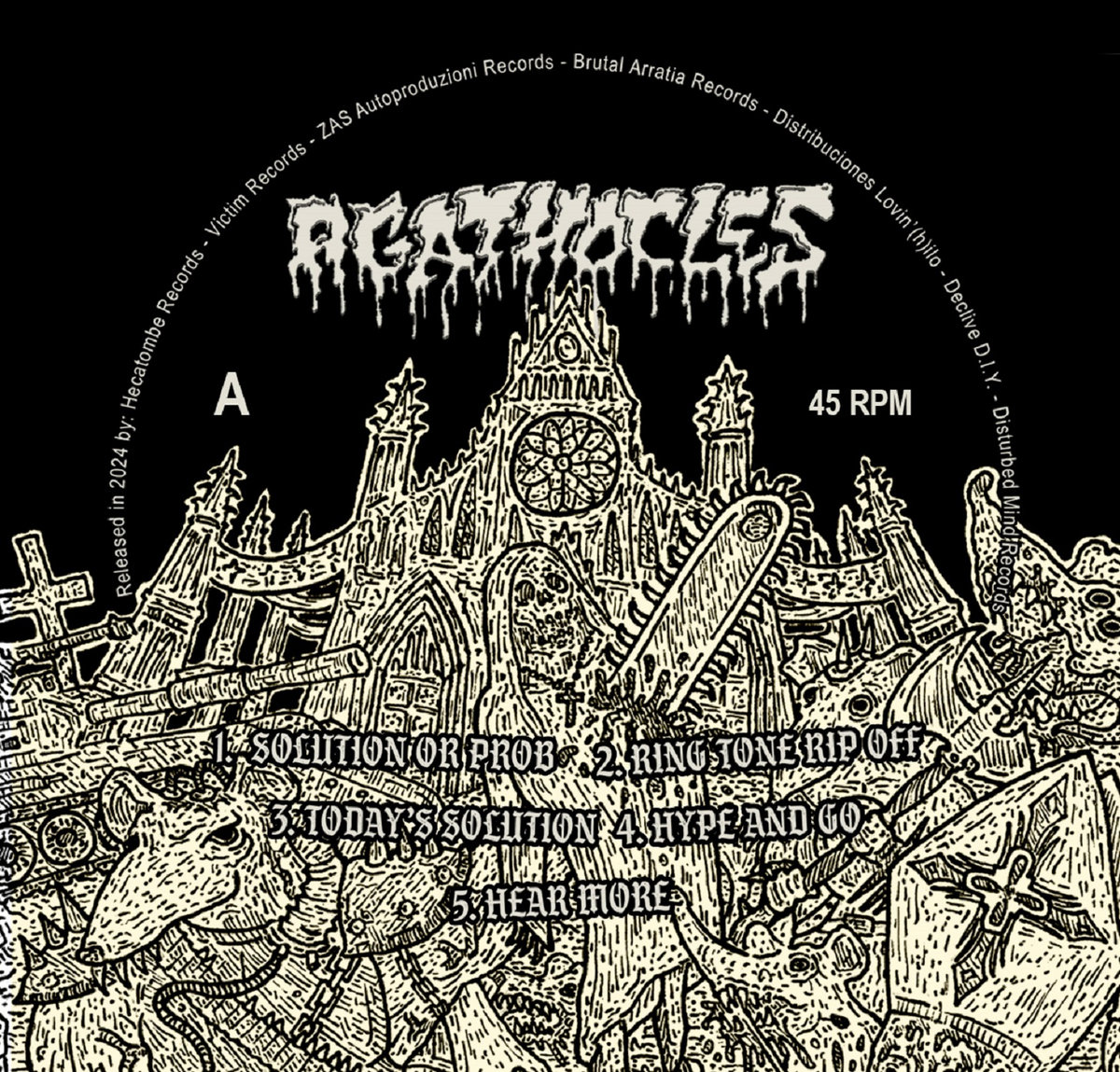 Agathocles / Sub Rats | Agathocles / Sub Rats | Disturbed Mind Records