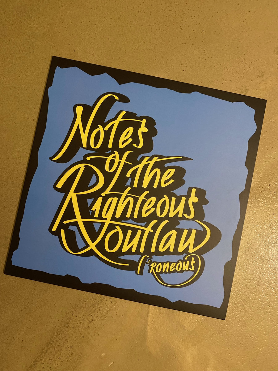 Notes Of The Righteous Outlaw LP (re-issue) | L*Roneous | hecticrecs
