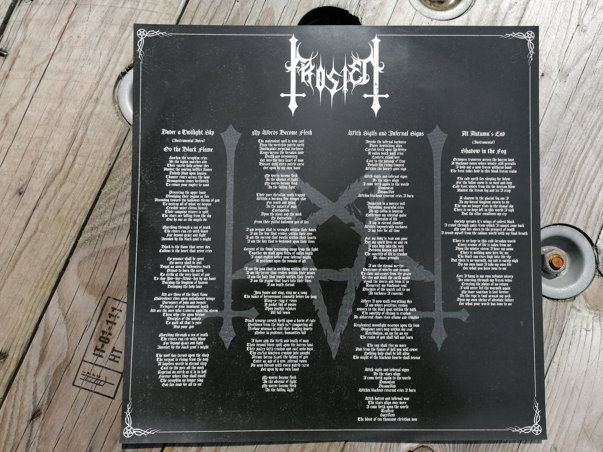 With Sigils and Infernal Signs | Frosten | Heathen Deity