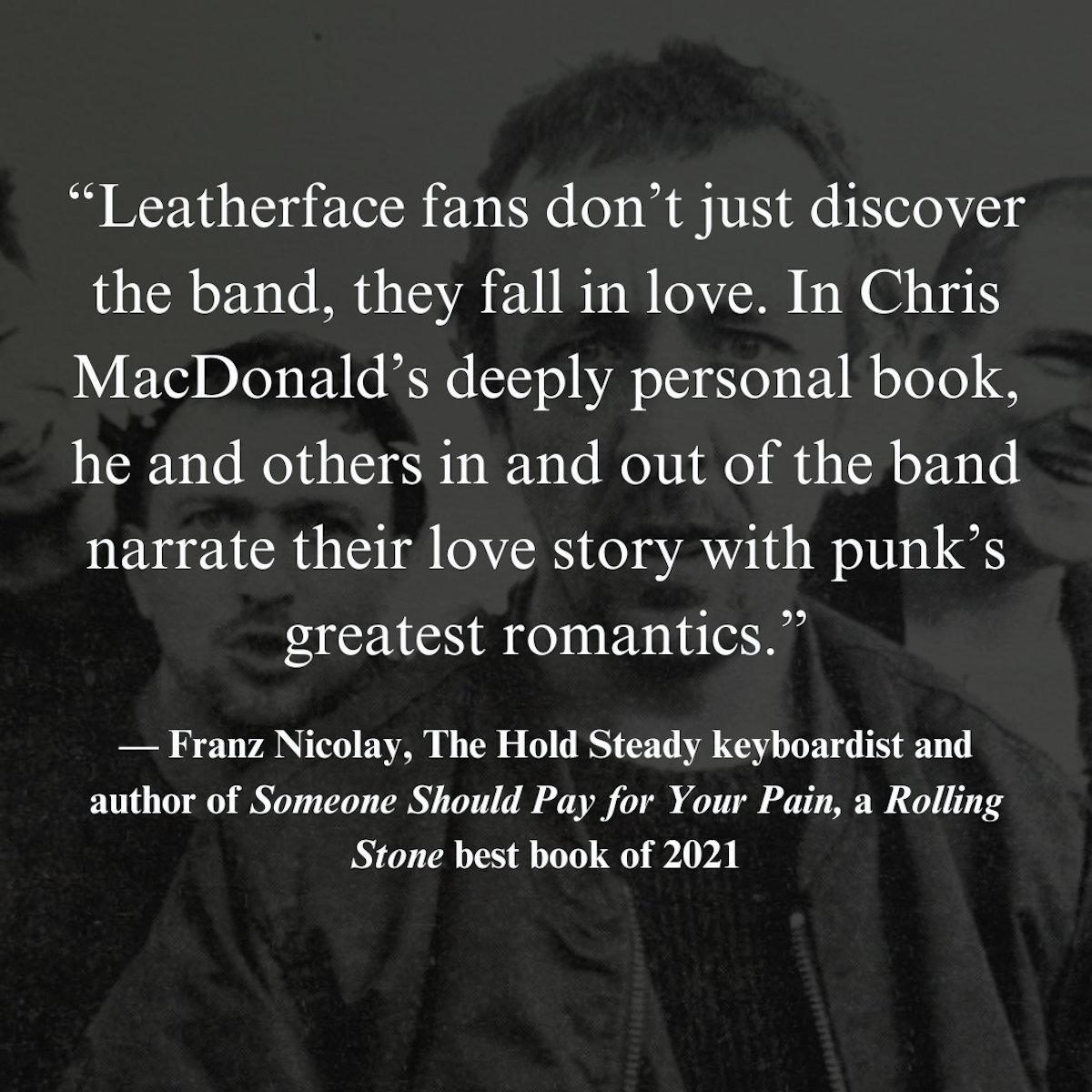 Book - DAYS AND DAYS | Leatherface